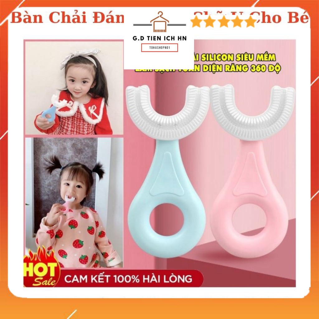 U-shaped baby toothbrush made of Silicon material that can withstand ...