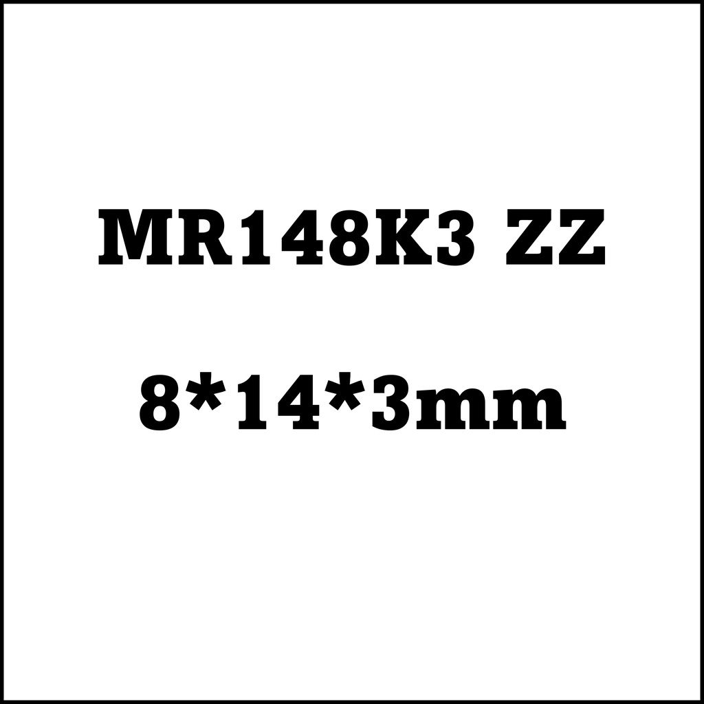 Bearing MR148 ZZ 8x14x4mm SMR148K3.5 OP HQ stainless steel MR148K3.5 OP HQ 8x14x3.5mm MR148K3 ZZ ...