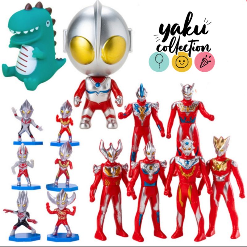 [YAKU] Ultraman Cake Topper Cake Decoration Ultraman Figure ...