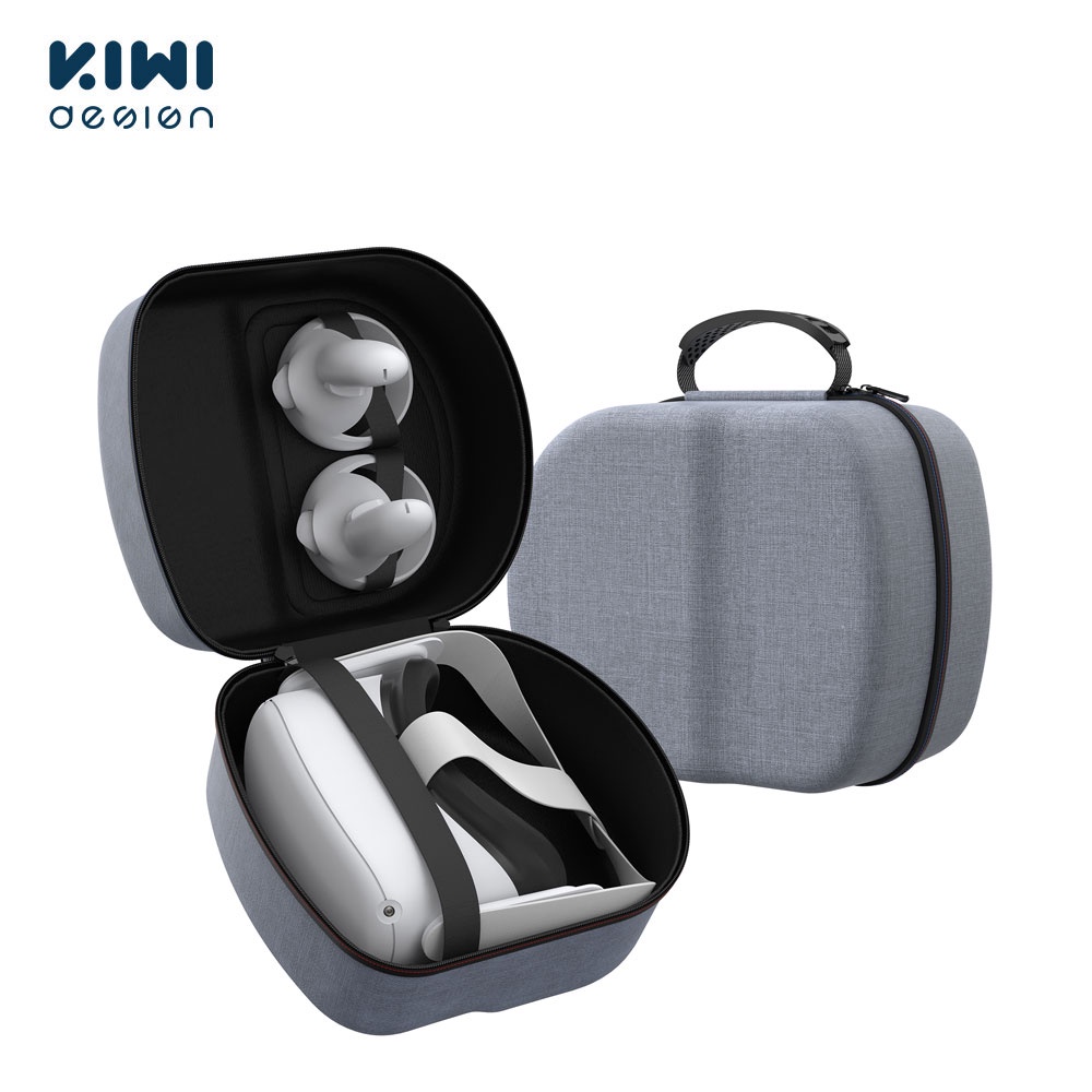 KIWI design Hard Travel Case for Meta Quest 2 Waterproof Shockproof ...