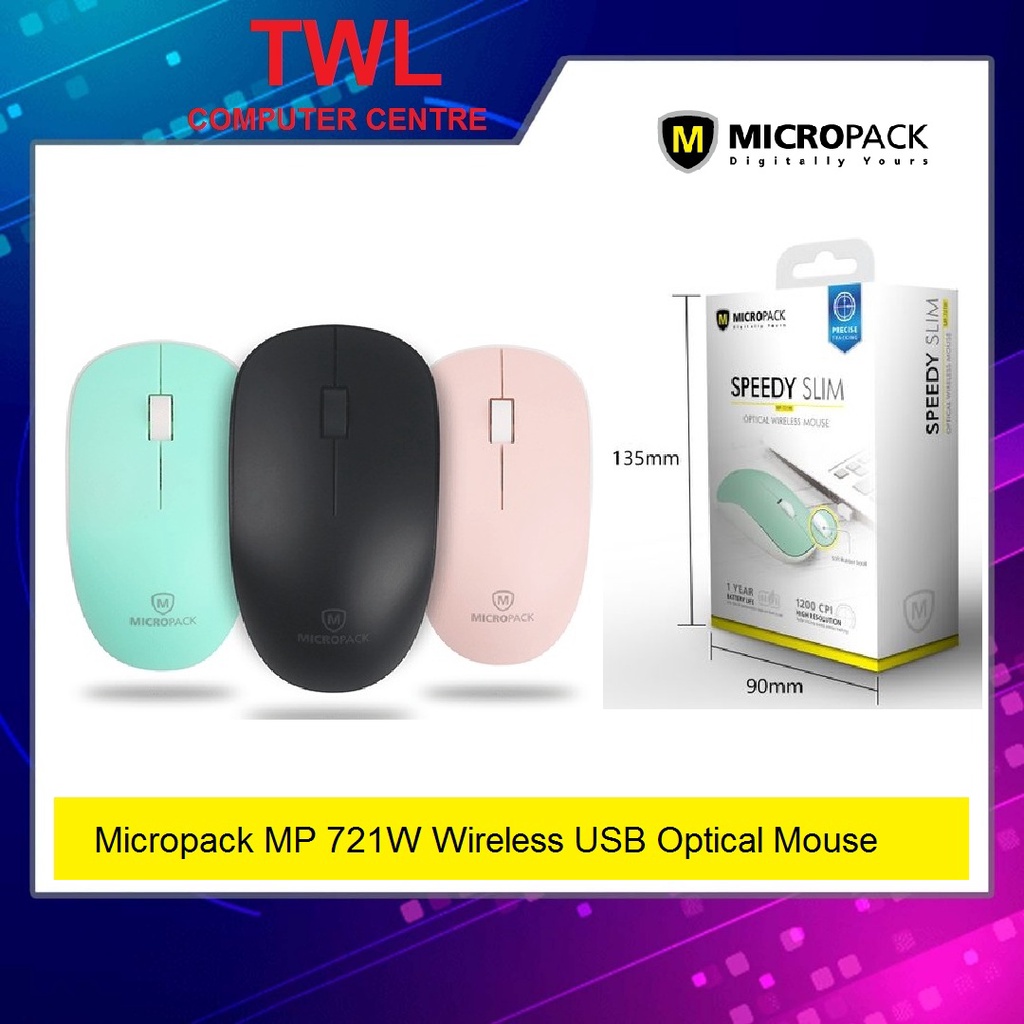 Micropack MP 721W Wireless USB Optical Mouse | Shopee Malaysia