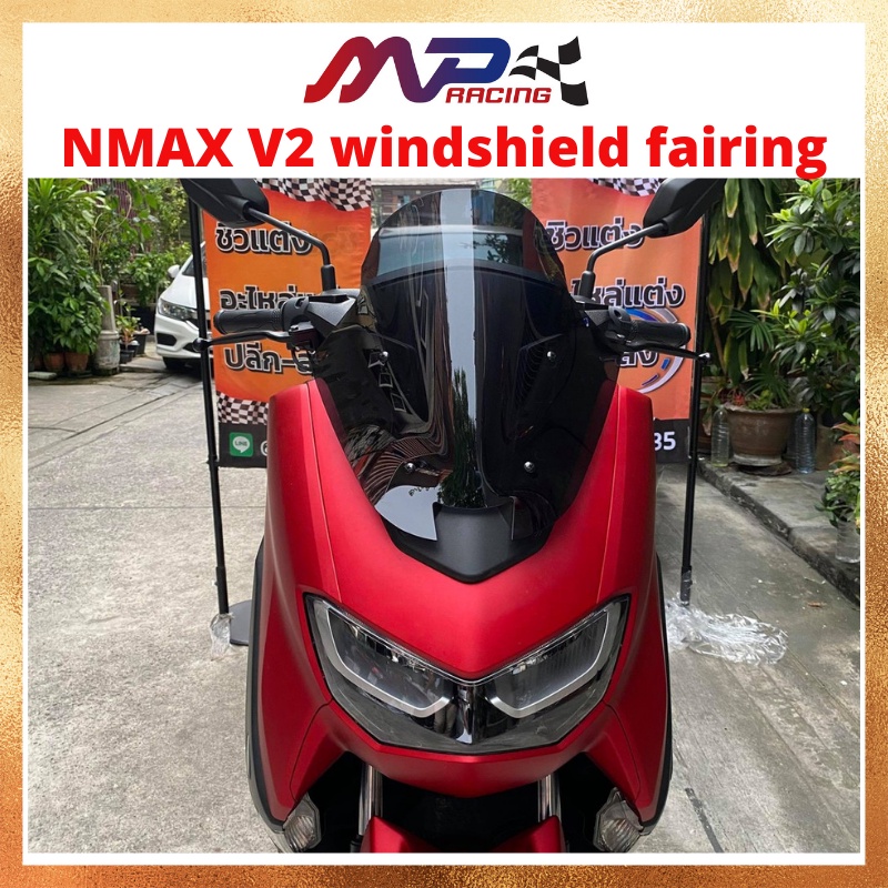 NMAX V2 Windshield tebal 4mm,superbike, fairing, visor sport bike ...