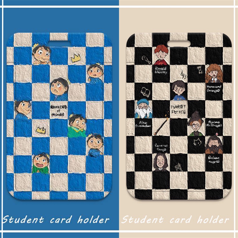 Anime Harry Potter student card case canteen meal card holder chest ...