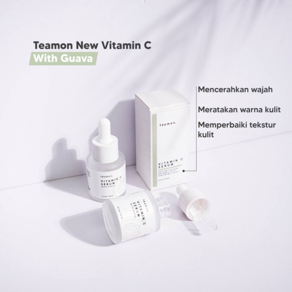 Teamon Starter Set | Vitamin C Serum | Memudarkan Parut | Mencerahkan ...