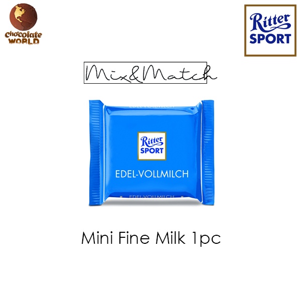 Ritter Sport Mini Fine Milk Chocolate 16.67g (Made in EU) | Shopee Malaysia
