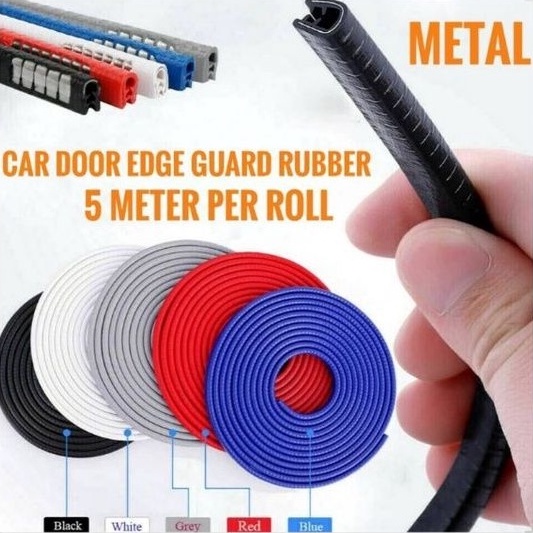 NEW 5 METER Car Door Rubber Door Edge Guard Rubber Seal Door Bonnet ...