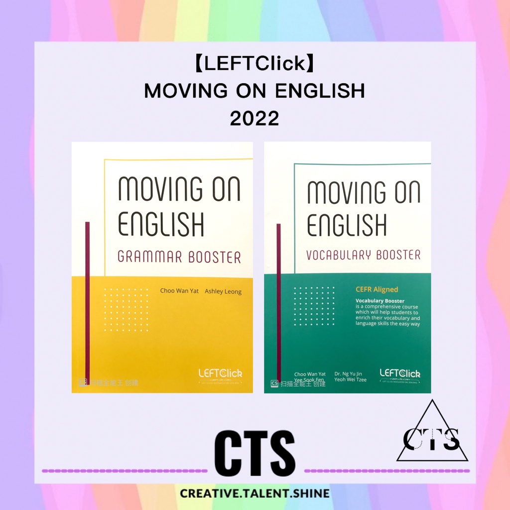 【LEFTClick】MOVING ON ENGLISH GRAMMAR BOOSTER / VOCABULARY BOOSTER — CEFR Aligned 2022 | Shopee ...