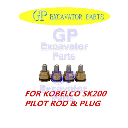 SK200 / SK07N2 / K907-2 Kobelco Excavator Pilot Pusher/Rod & Plug C/W ...