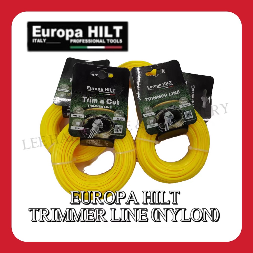 EUROPA HILT TRIM N CUT TRIMMER LINE NYLON (YELLOW) | Shopee Malaysia