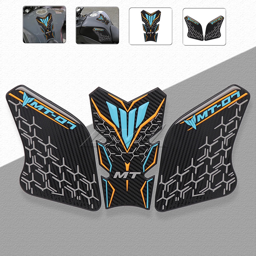 For Yamaha MT-07 MT07 MT 07 MT-09 MT09 2020-2022 Motorcycle Fuel Tank ...