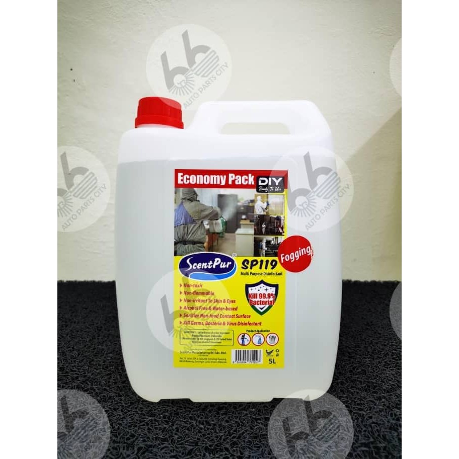 MULTI PURPOSE DISINFECTANT 5LTR FOGGING | Shopee Malaysia