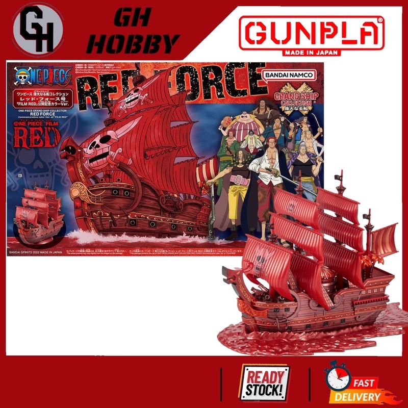 BANDAI ONE PIECE GRAND SHIP COLLECTION RED FORCE FILM RED COMMEMORATIVE ...