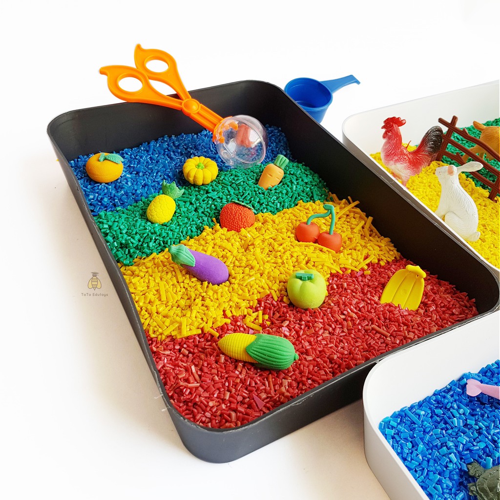Rainbow Color Rice Artificial | Tata Edutoys | Shopee Malaysia