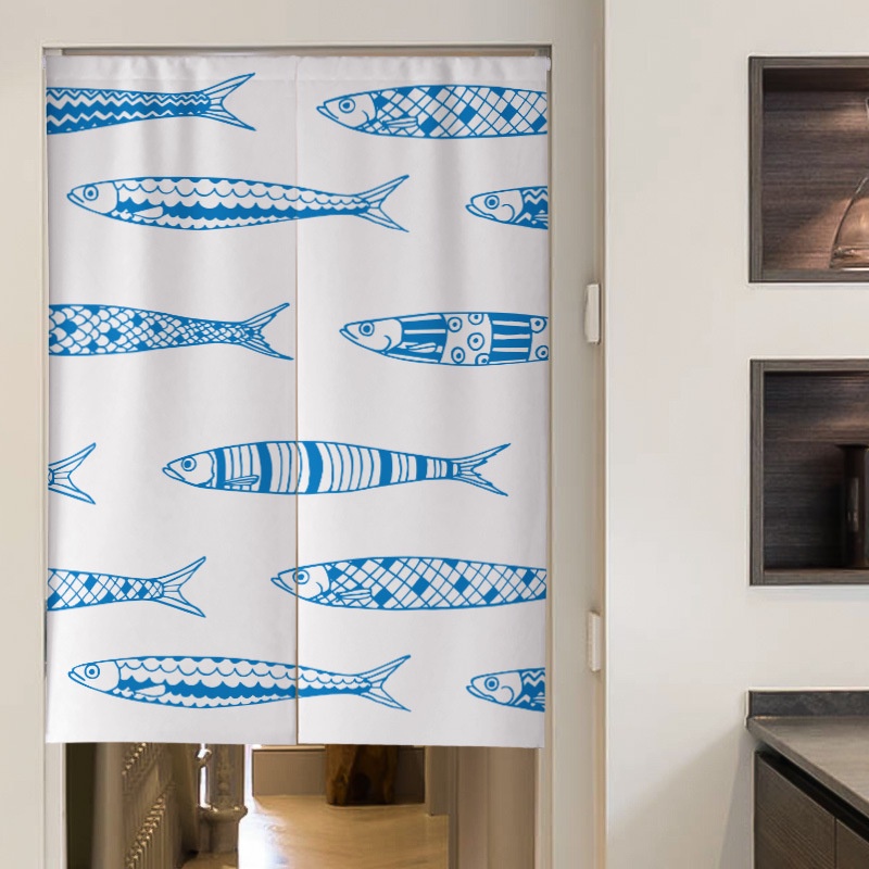 Customizable Door Curtain Japanese Style Izakaya Half Long Decorative ...