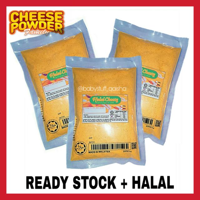 🔥COMBO HOT SALE🔥Serbuk Cheese 3 Pack/Cheese Powder Halal 200gx3 | Shopee Malaysia