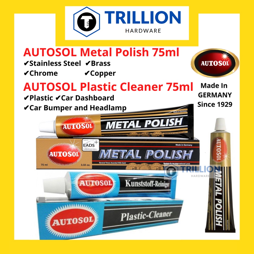 [Ready Stock] AUTOSOL Metal Polish Rust Remover Chrome Cleaner AUTOSOL ...