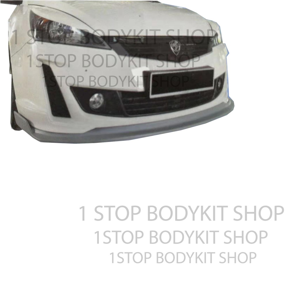 PROTON EXORA BOLD FRONT V-LIP POLYURETHANE (PU) SKIRT LIP BODYKIT ...