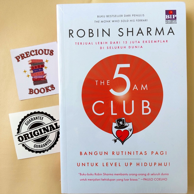 The 5 AM Club - Build Morning Routine For Your Life Level Up - Robin ...