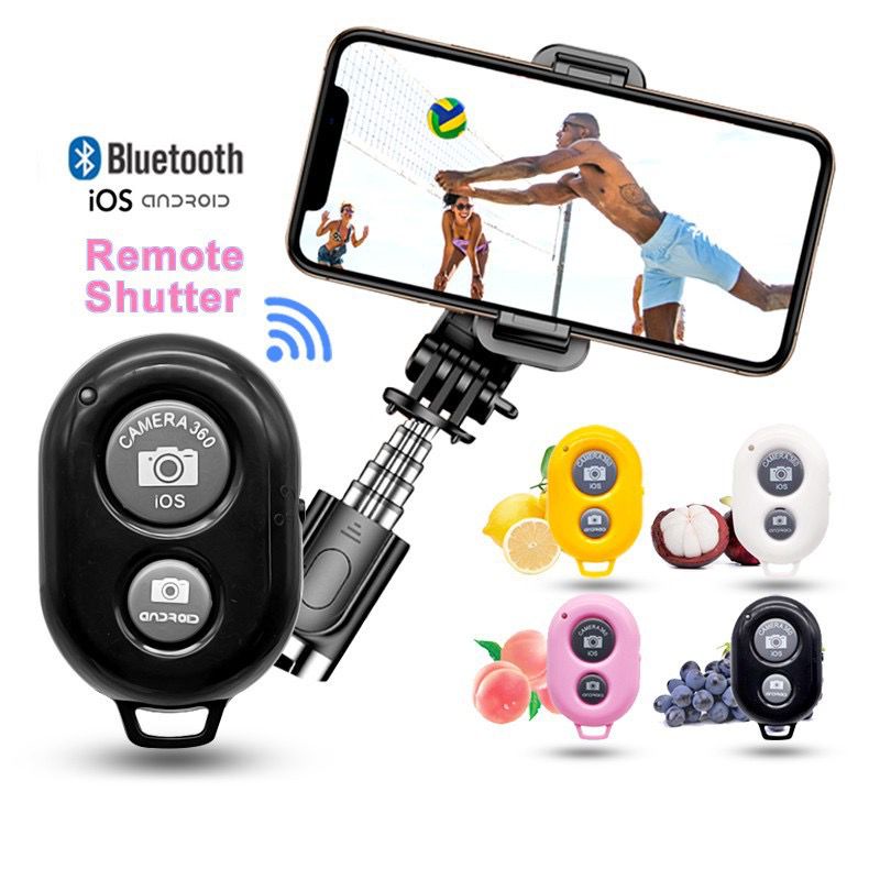 【READY STOCK】Bluetooth Wireless Shutter Remote Control With Battery for ...
