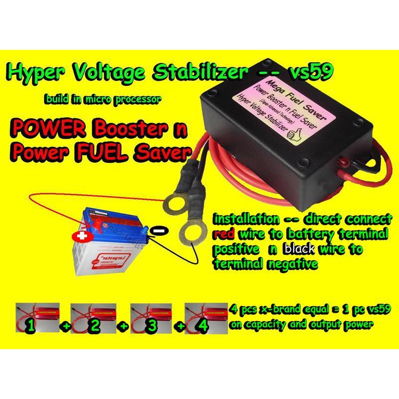Voltage Stabilizer Jimat Minyak Petrol Diesel Ngv Save Fuel Saver Power ...