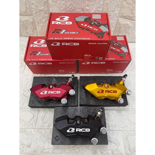 RCB Racing Boy P4 4Pot Caliper R1 For Y15 / LC5s / Y125z / R15 / Rs ...