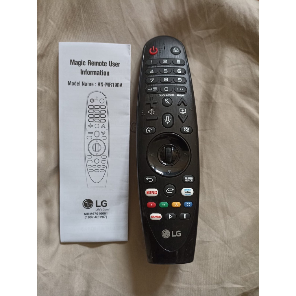REMOTE MAGIC TV LG smart AN-MR19BA MR19BA ORIGINAL | Shopee Malaysia