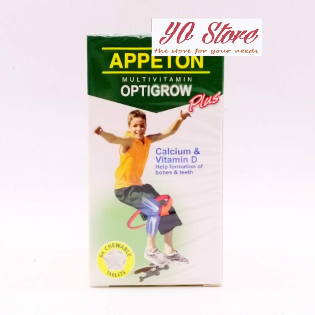 Appeton Multivitamin Optigrow Plus Tablet 60's | Shopee Malaysia