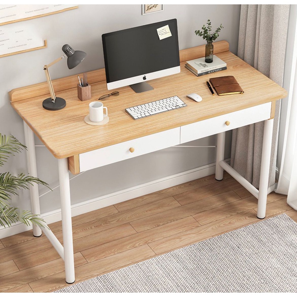 Meja Study Table Modern Design Writing Desk Computer Desk PC Laptop ...