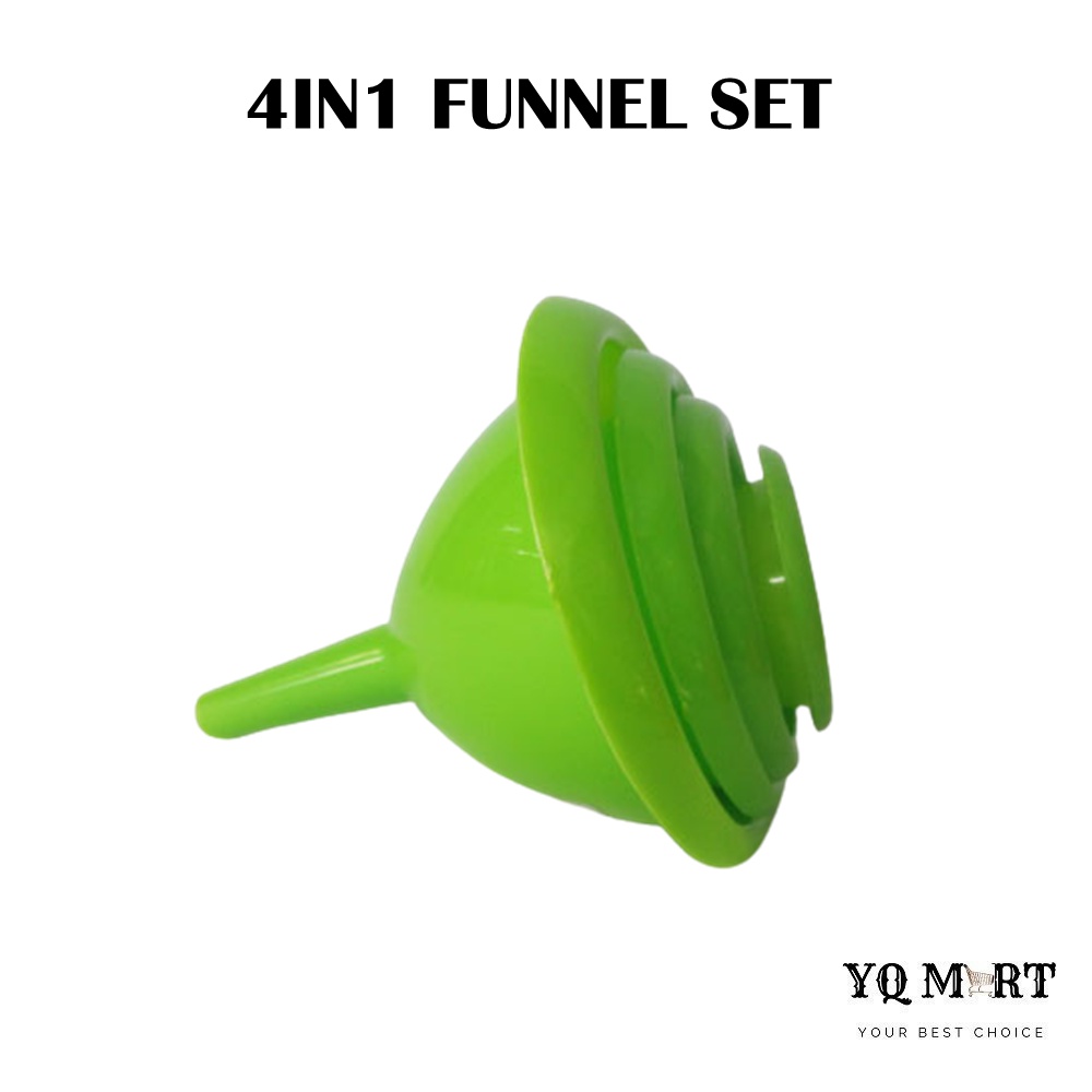 4IN1 Funnel Set/ 4 Size Funnel/ Corong Set/ Corong | Shopee Malaysia