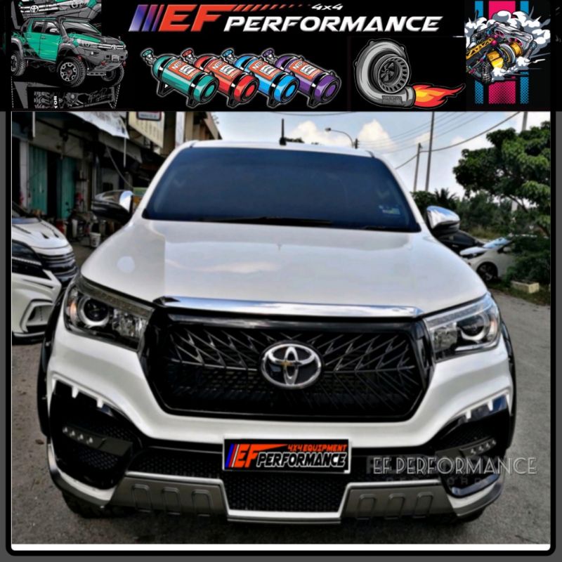 HILUX CONVERT WALD BLACK BISON EDITION FOTOYOTA REVO ROCCO ROGUE BUMPER ...