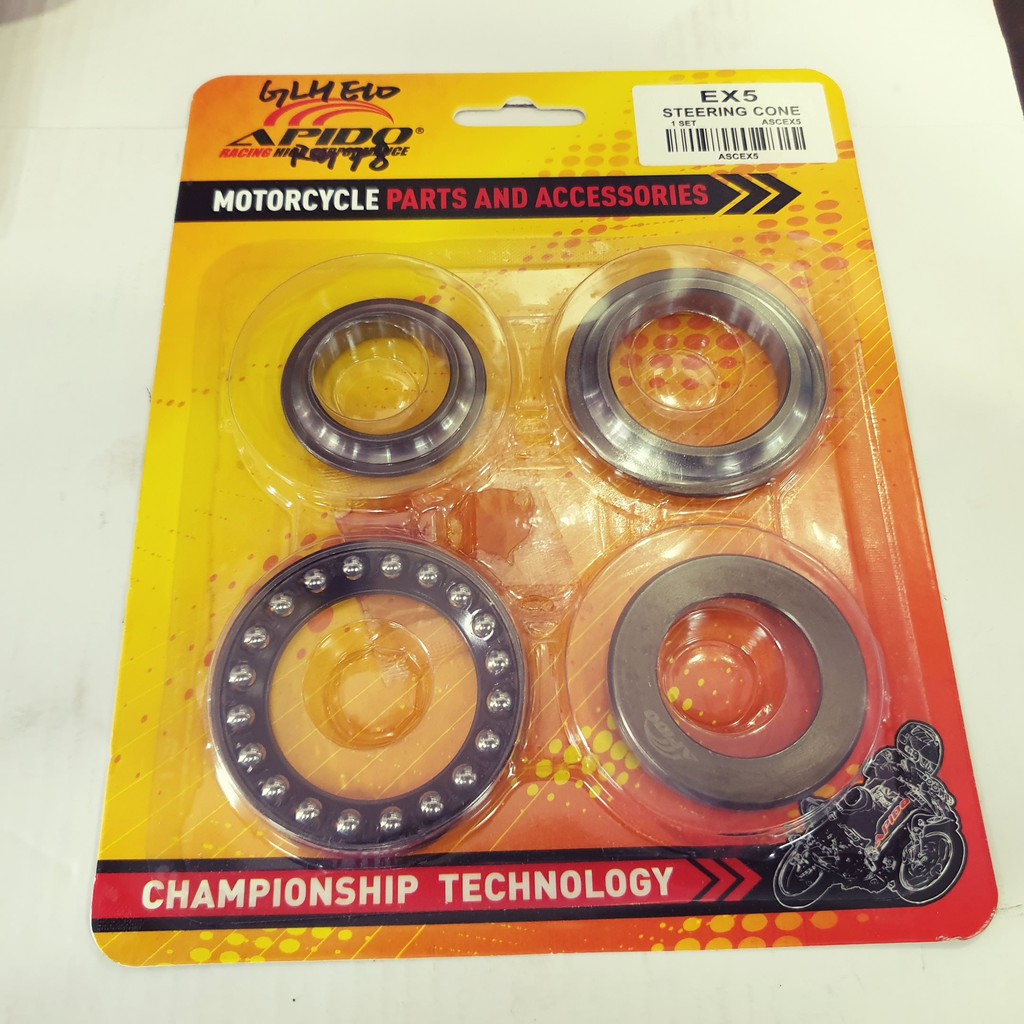 HONDA EX5/WAVE125/WAVE110/DASH NEW STEERING CONE/HANDLE BEARING SET ...