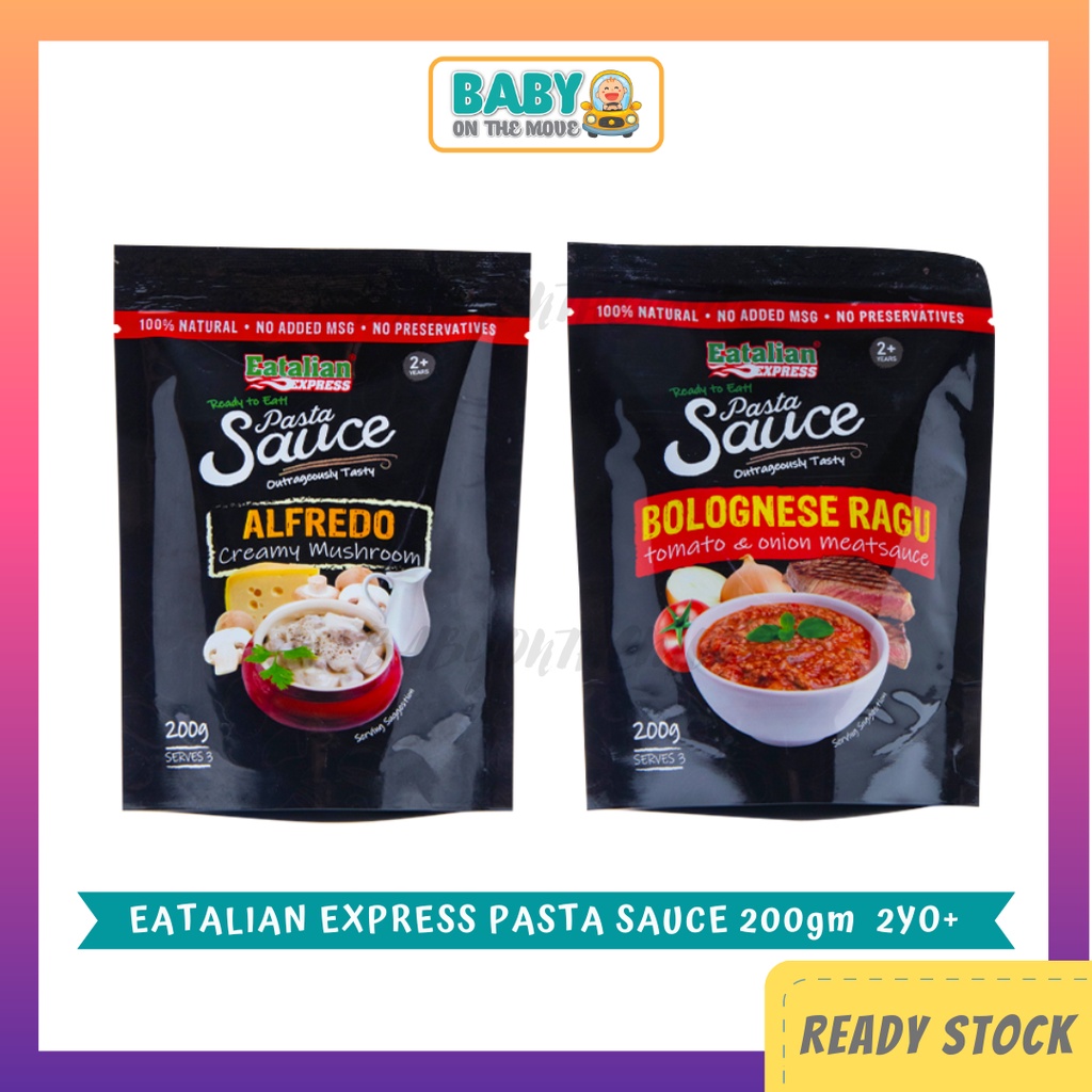 EATALIAN EXPRESS PASTA SAUCE 2+ YEARS 200G | Shopee Malaysia