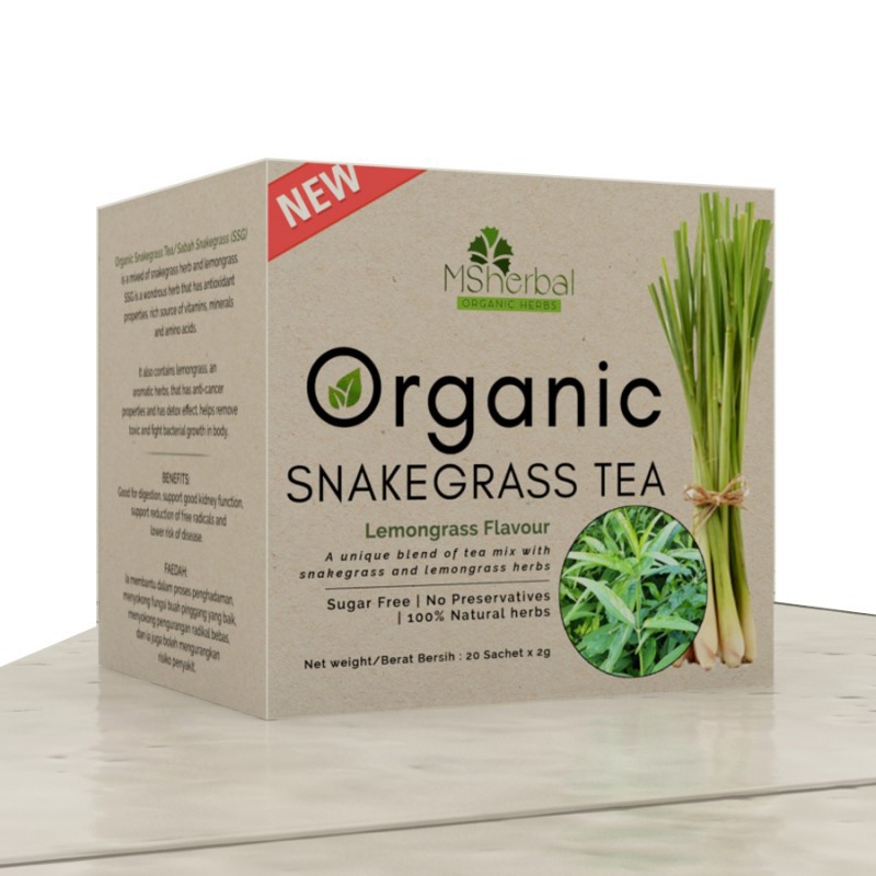 MS Herbal Organic Snake Grass Tea 20 sachets | Shopee Malaysia