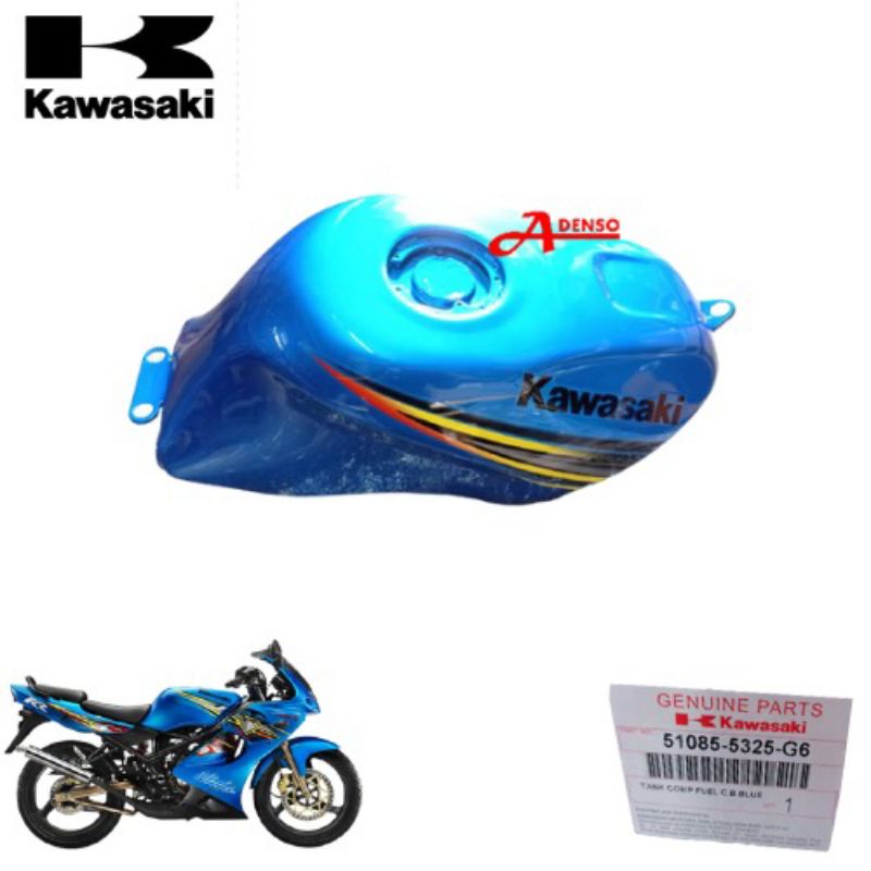 ZX150 RR150 NINJA150RR SUPERKIPS FUEL TANK ( BLUE ) PETROL TANGKI ...