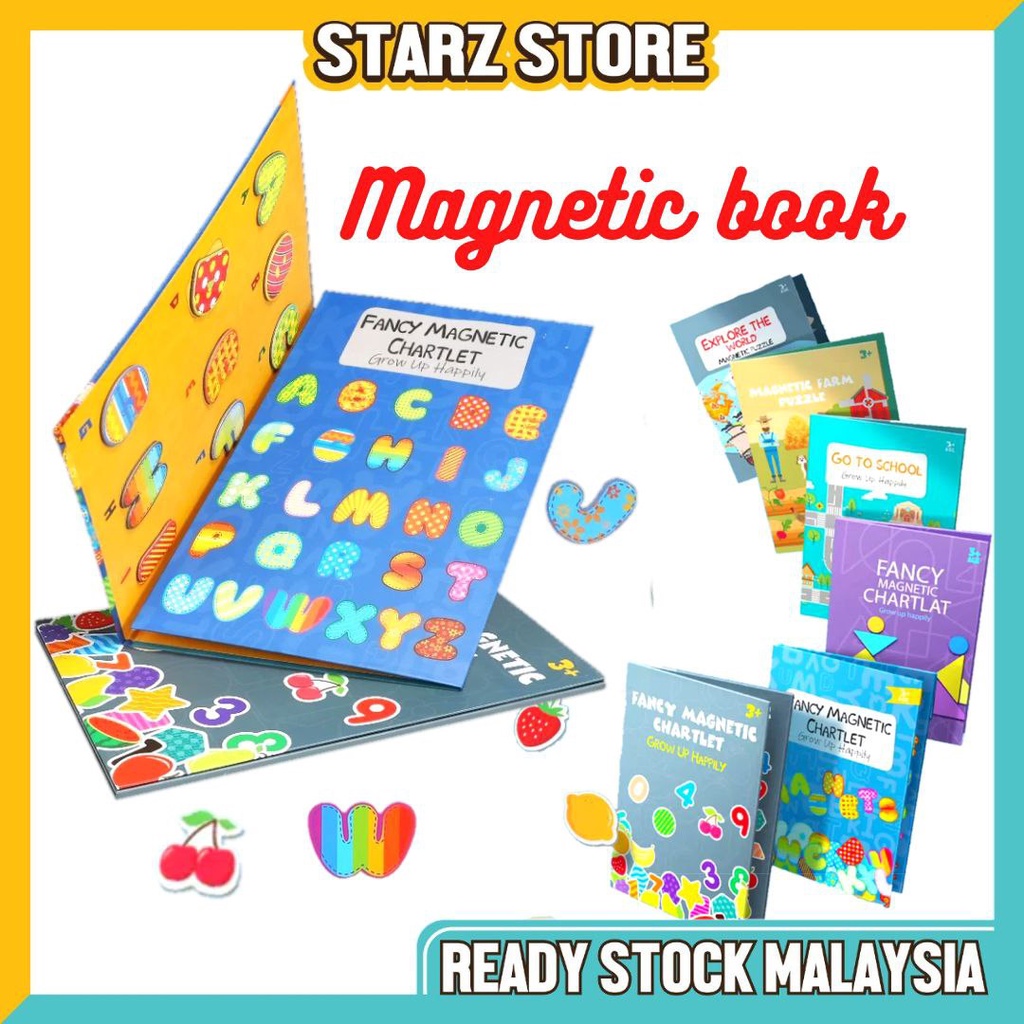 ABC Magnetic Book Early Learning ABC Book | Buku Magnetik ABC ...