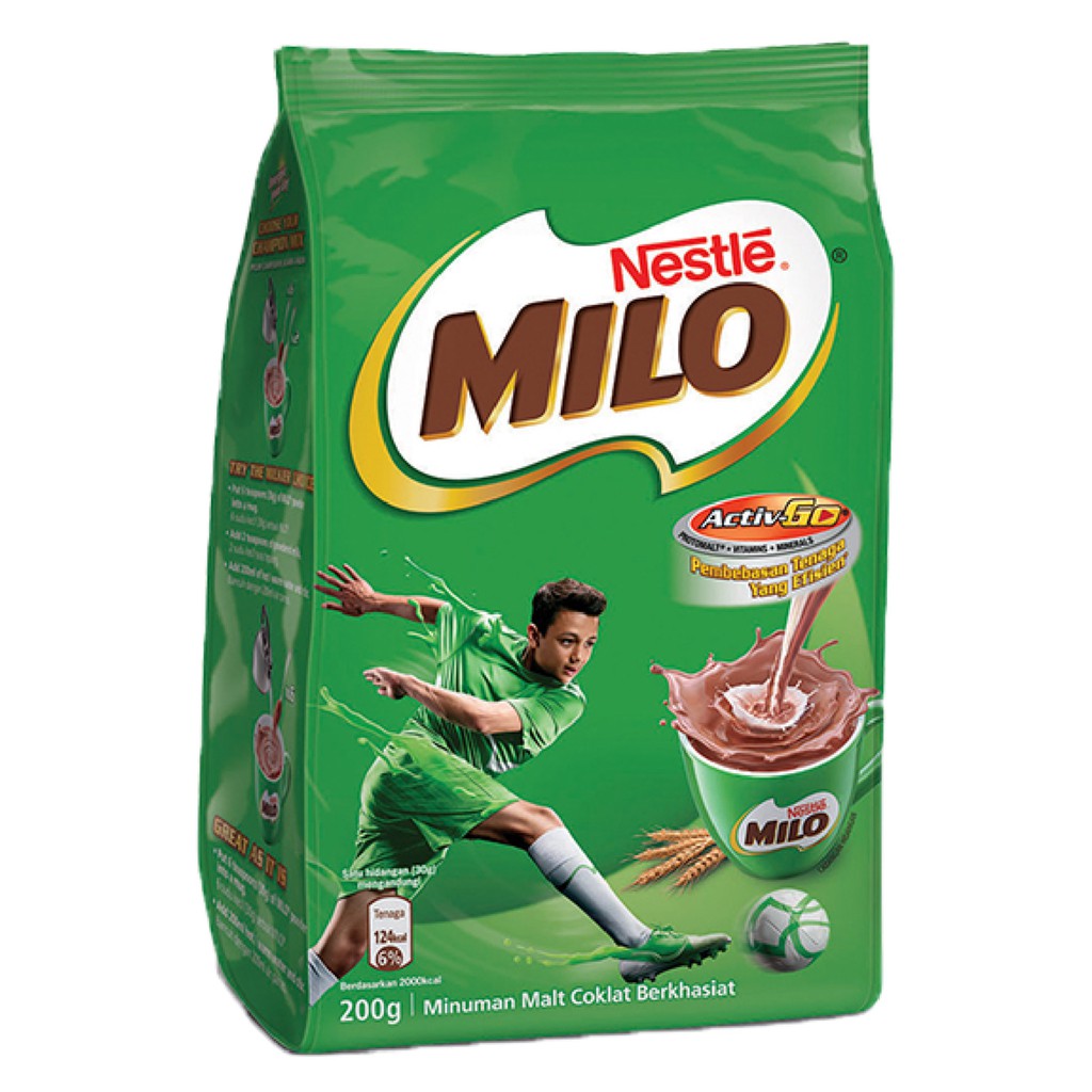 Nestlé Milo Activ-Go Softpack 200g | Shopee Malaysia