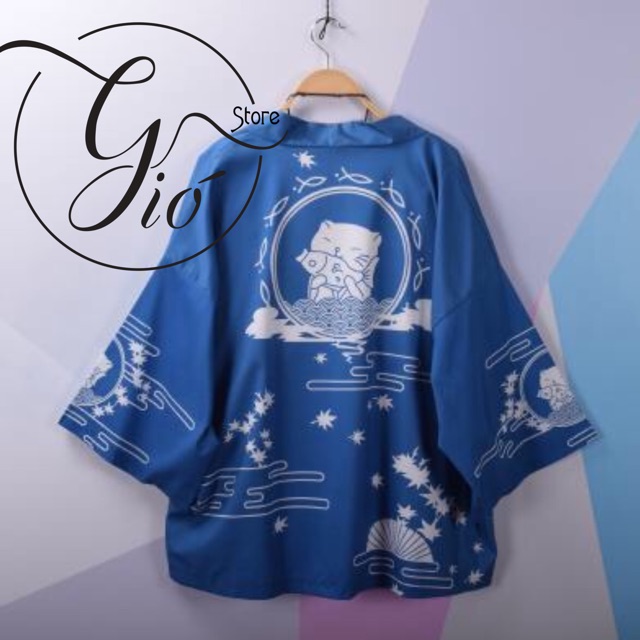 The king's cat HAORI shirt (with real photo) | Shopee Malaysia