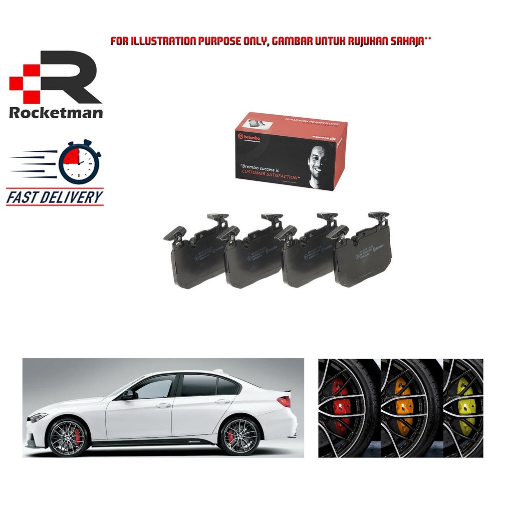 BREMBO BRAKE PADS BMW 3 SERIES F30 (FOR M PERFORMANCE BRAKE KIT ...
