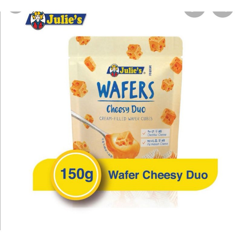 Julie Wafer Cheesy Duo Biscuit 150g | Shopee Malaysia