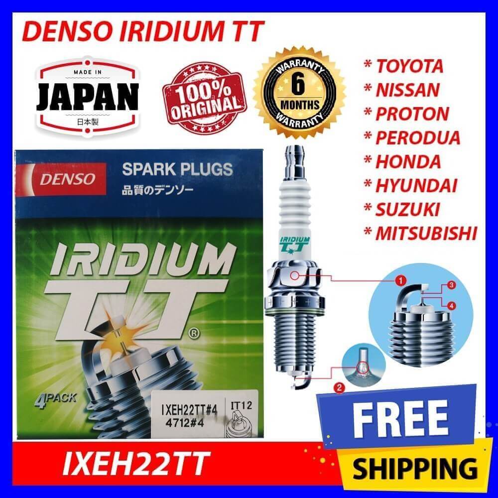 🔧Denso Iridium TT IXEH22TT Proton Perodua VVT Bezza Myvi Exora Turbo ...