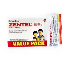 Zentel tablets (200mg x 2s x 2)(EXP:2023) | Shopee Malaysia
