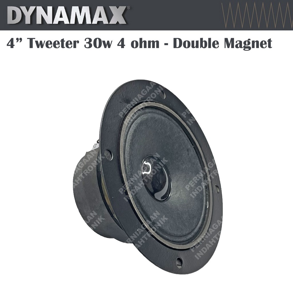 DYNAMAX CS450TD 4 inch Karaoke Speaker Tweeter Unit 30w 4 ohm Double ...