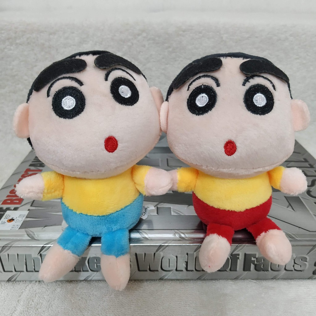 [READY STOCK IN MALAYSIA] Crayon Shin Chan Keychain Soft Stuffed Toys ...