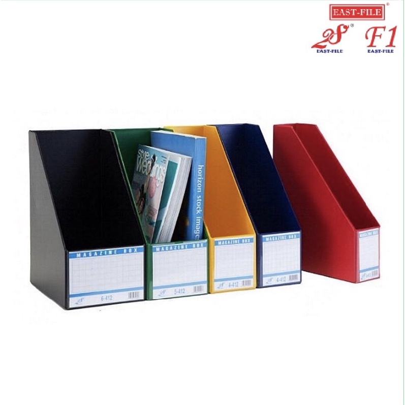 East File Pvc Magazine Box Filling Case (3" inch/4" inch/ 5" inch / 6 ...