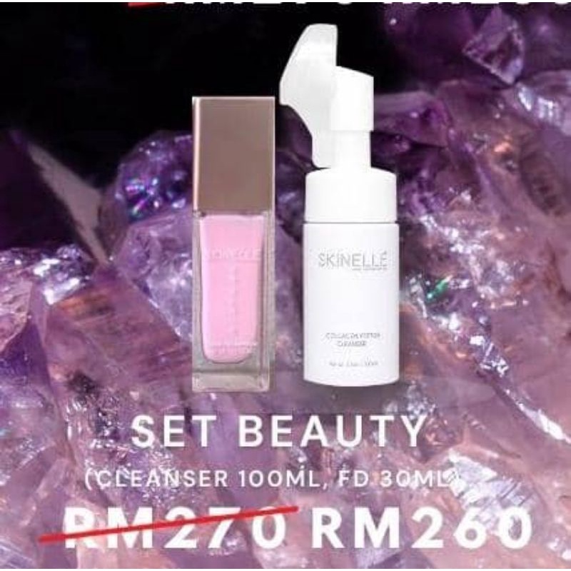 SKINELLE SET BEAUTY PINK BTS FREE POST | Shopee Malaysia