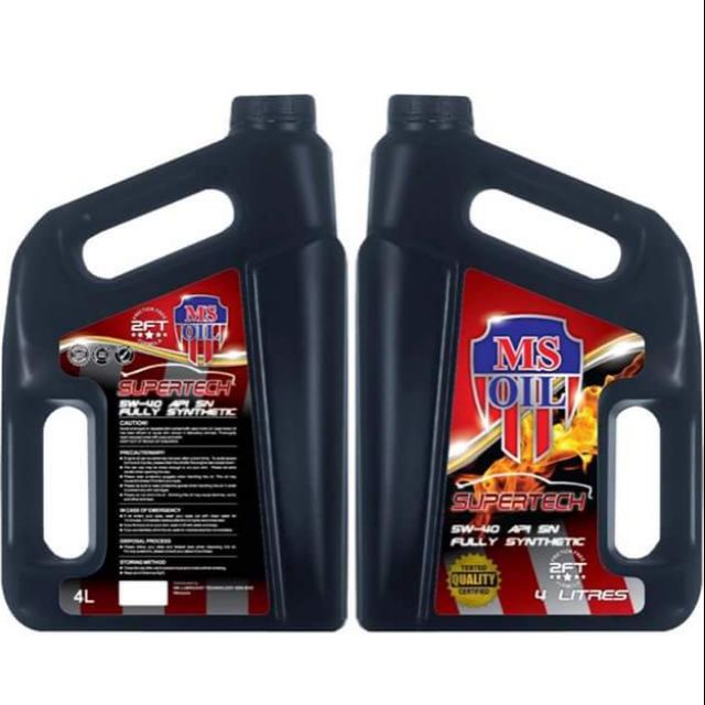 MS OIL Fully Synthetic | Shopee Malaysia