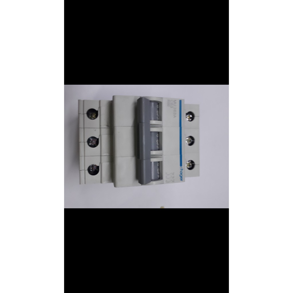 HAGER MU363A 3 Pole MCB 63A (6KA) C CURVE | Shopee Malaysia