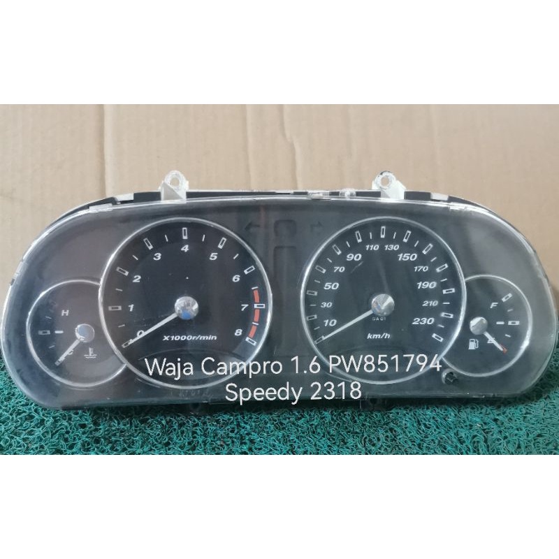 Meter Waja Campro 1.6 / proton wira 1.5 auto meter | Shopee Malaysia