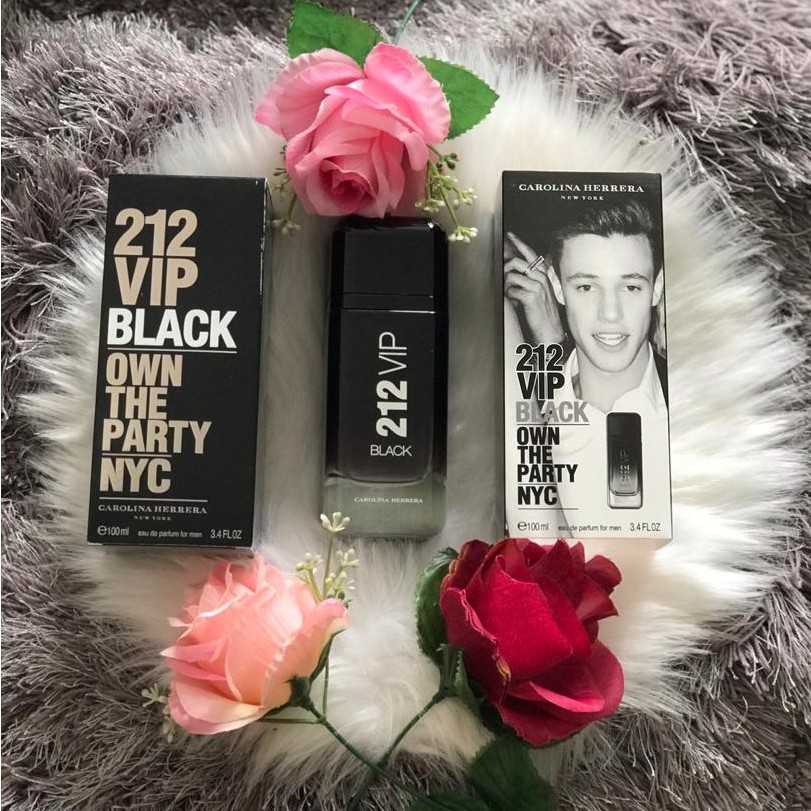 💯 ORI REJECTED Carolina Herrera 212 vip Black Own the Party NYC EDP ...