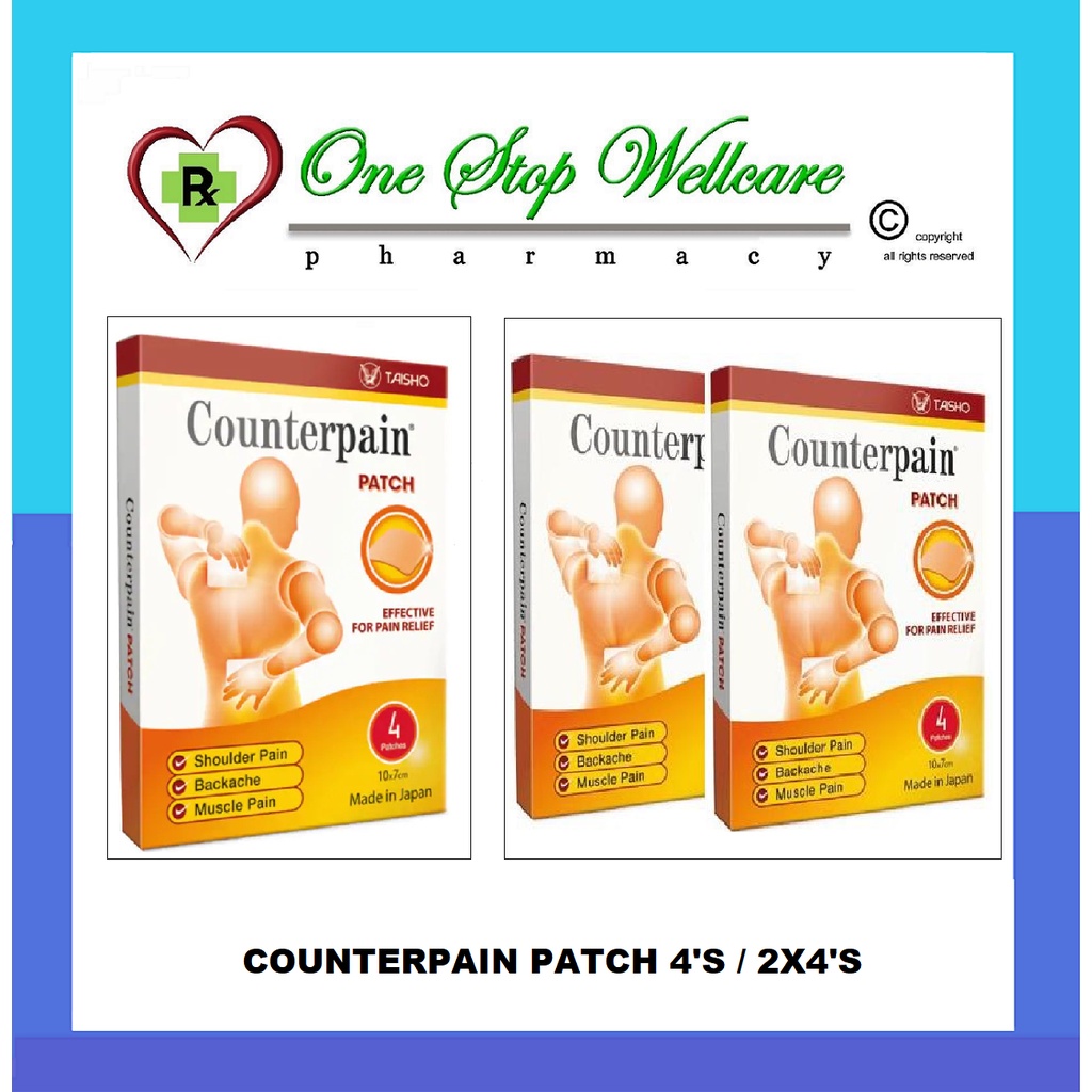 COUNTERPAIN PATCH NORMAL 4'S / 2X4'S (TWIN PACK) (EXP: 10/2025 ...